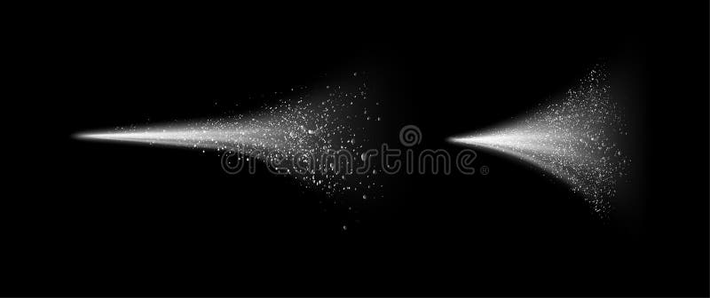 Spray Effect, Dust Steam or Water Drops Stock Vector - Illustration of ...