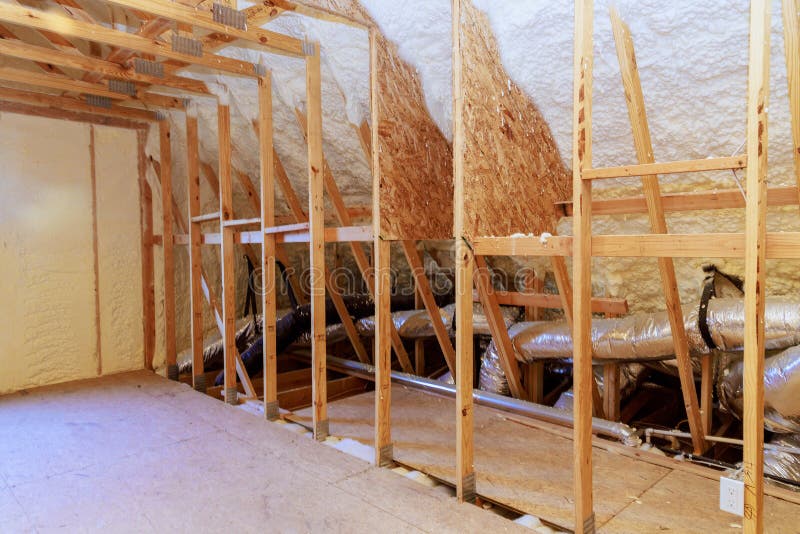 Spray Foam Insulation Attic Stock Photos - Free & Royalty-Free Stock ...