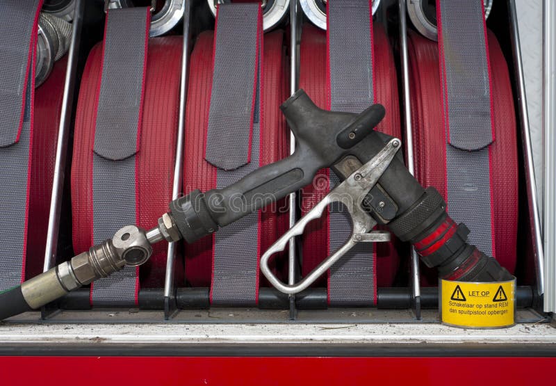 Spray gun stock image. Image of pump, fire, firefighter - 25194791