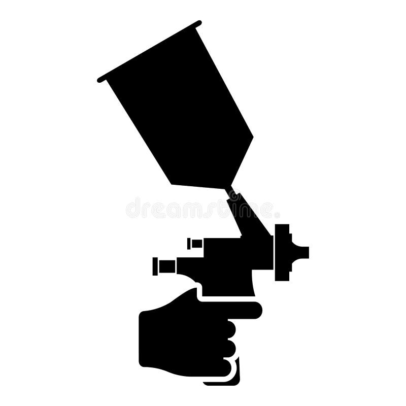 Spray Gun Holding in Hand Sprayer Using Arm Use Tool Atomizer ...