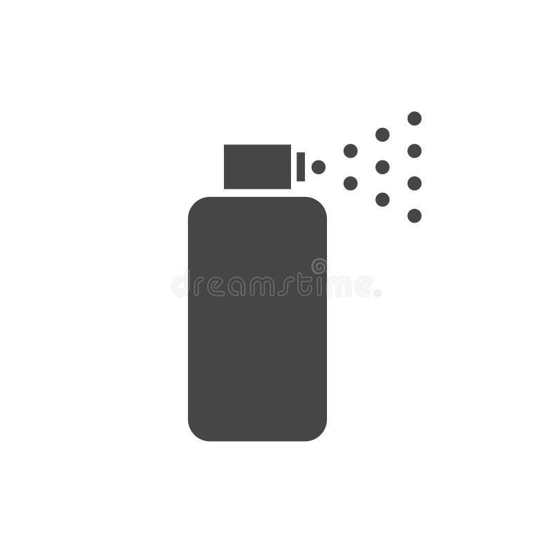 Spray icon stock vector. Illustration of black, body - 172999583