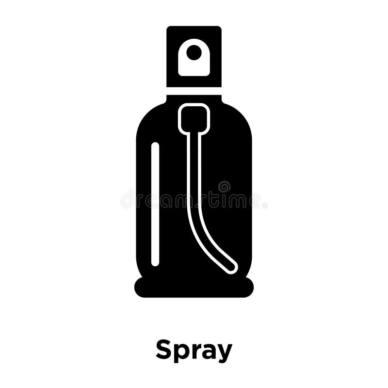 Spray Concept Vector Linear Icon Isolated on Transparent Background ...