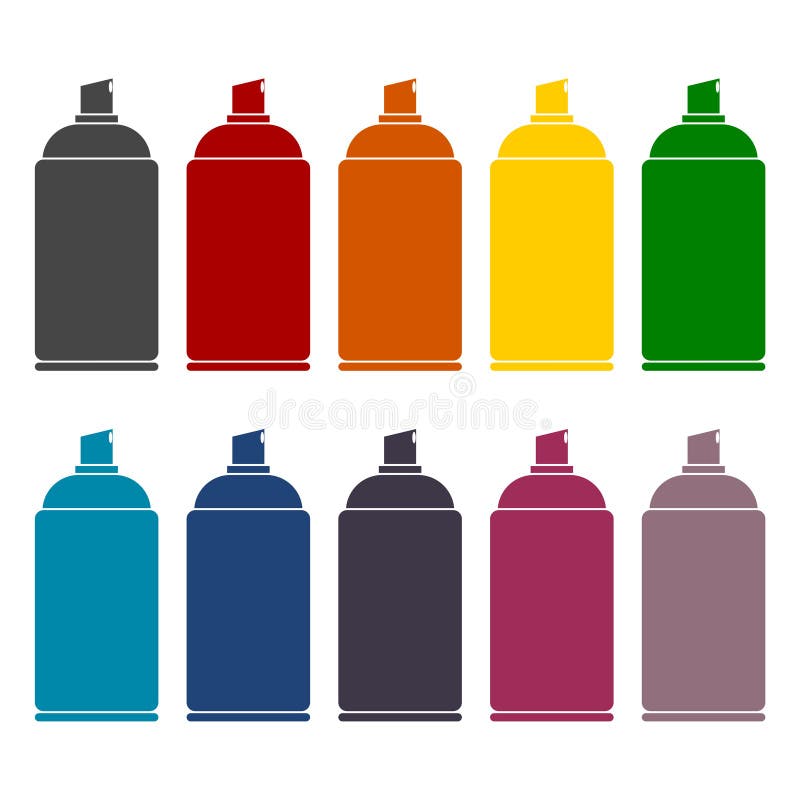 Spray icons set stock vector. Illustration of button - 98819040