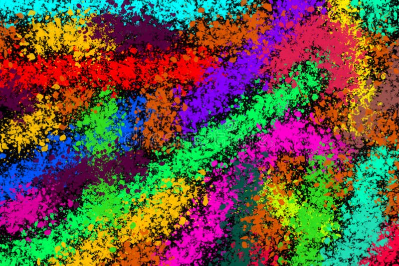 Spray Multicolor Abstract Background or Wallpaper Stock Illustration ...