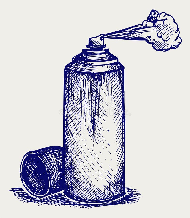 Spray paint sketch stock vector. Illustration of aerosol - 28471357