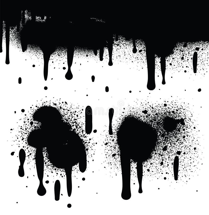 Spray Paint Line Drips Stock Illustrations – 456 Spray Paint Line Drips ...