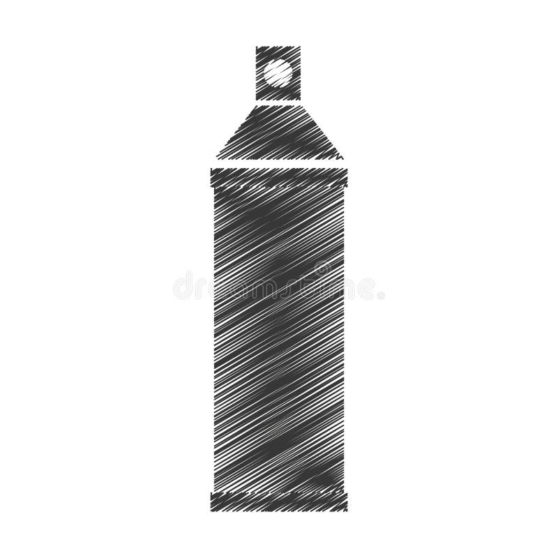 Spray Paint Bottle Isolated Icon Stock Vector - Illustration of butane ...
