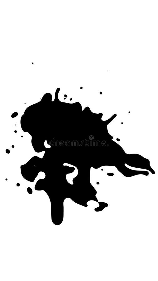 Spray Paint Brush, Splatter Patterns, Texture, Ink Drop on Vector Stock ...