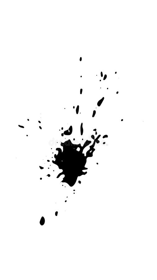 Spray Paint Brush, Splatter Patterns, Texture, Ink Drop on Vector Stock ...