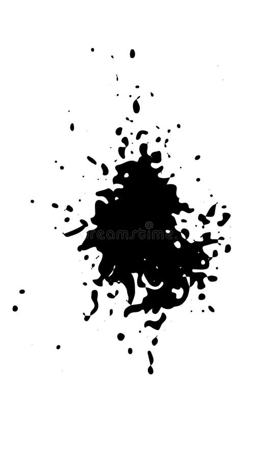 Spray Paint Brush, Splatter Patterns, Texture, Ink Drop on Vector Stock ...
