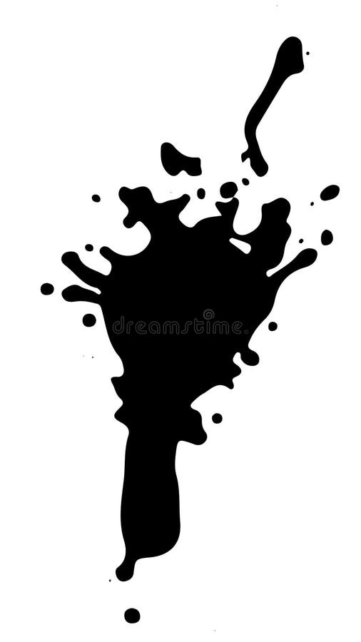 Spray Paint Brush, Splatter Patterns, Texture, Ink Drop on Vector Stock ...