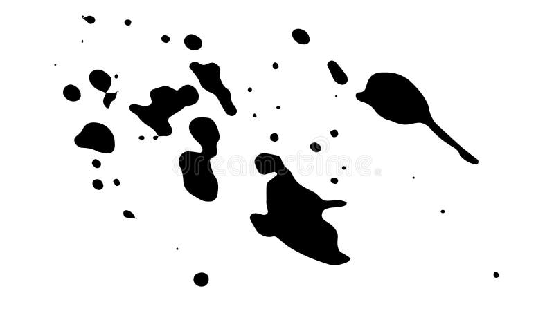 Spray Paint Brush, Splatter Patterns, Texture, Ink Drop on Vector Stock ...