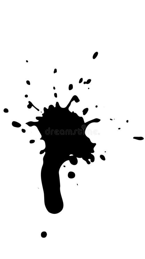 Spray Paint Brush, Splatter Patterns, Texture, Ink Drop on Vector Stock ...