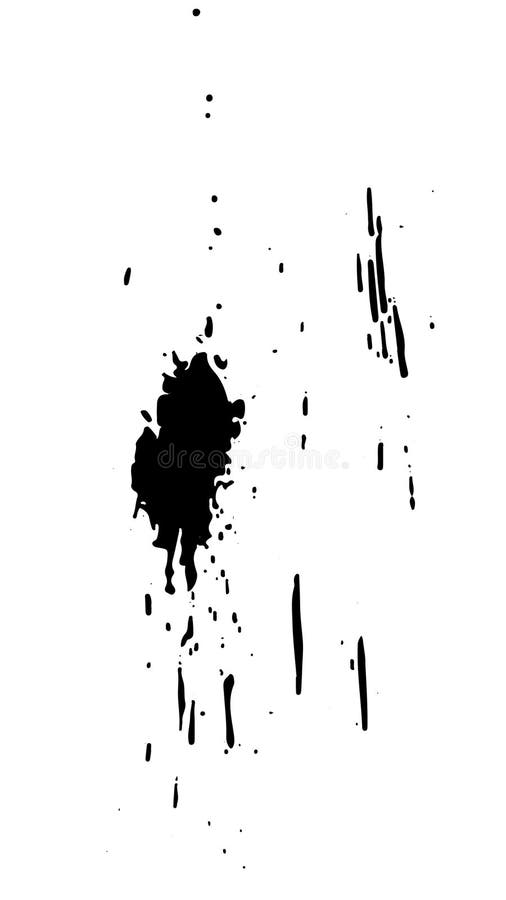 Spray Paint Brush, Splatter Patterns, Texture, Ink Drop on Vector Stock ...