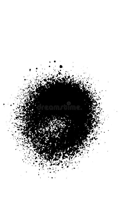 Spray Paint Brush, Splatter Patterns, Texture, Ink Drop on Vector Stock ...