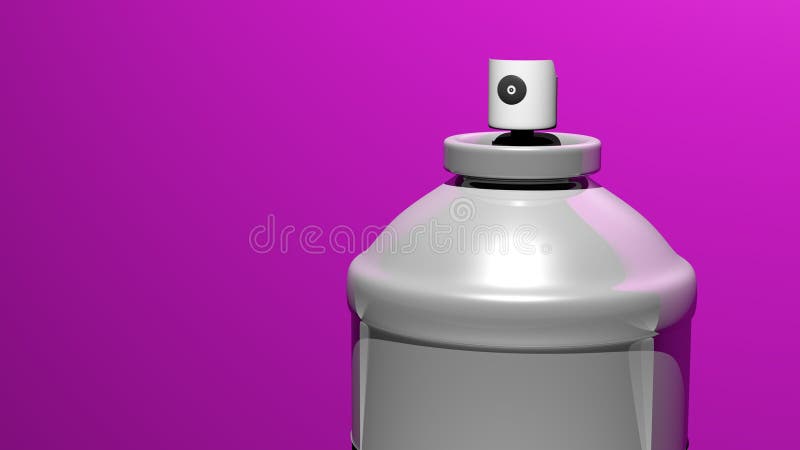 Pink Spray Paint Can Picture. Image: 1187925