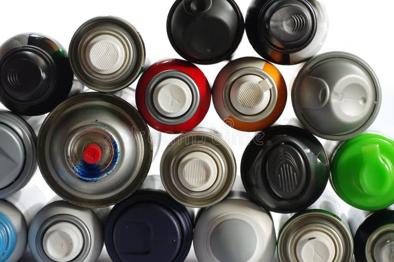 Spray paint can stock image. Image of black, packaging - 49473047