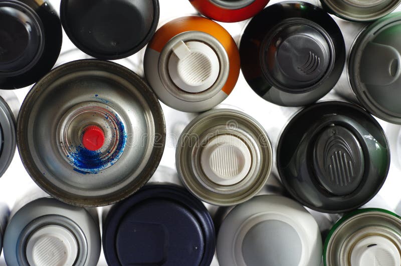 Spray paint can stock image. Image of black, packaging - 49473047