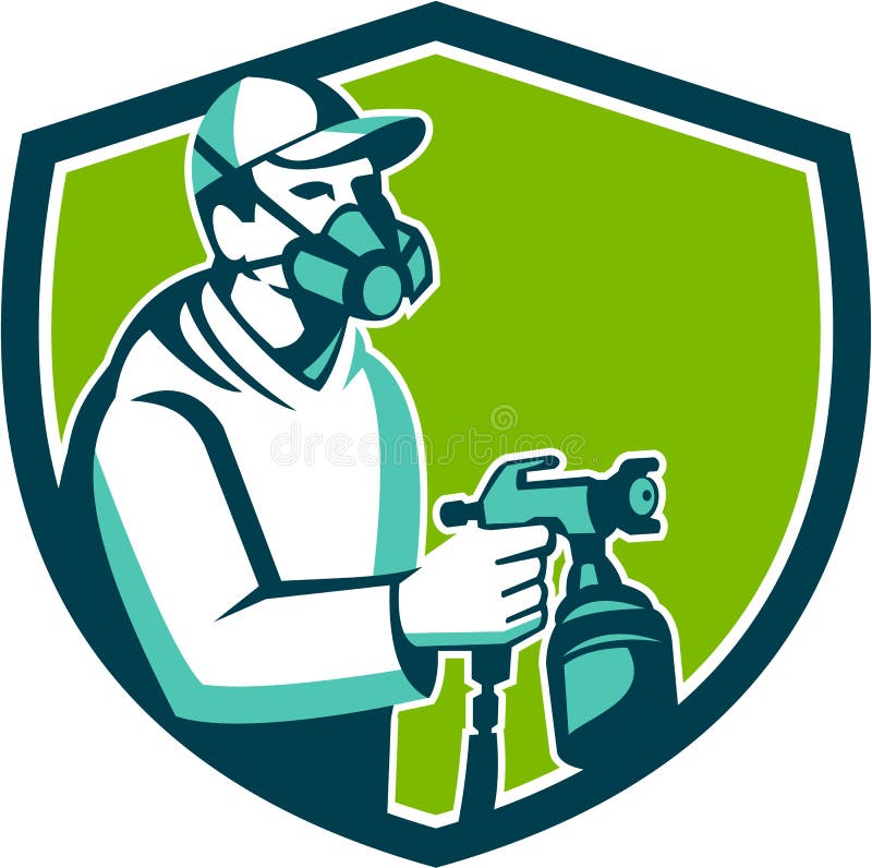 Spray Gun Hand Holding Stock Illustrations – 101 Spray Gun Hand Holding ...