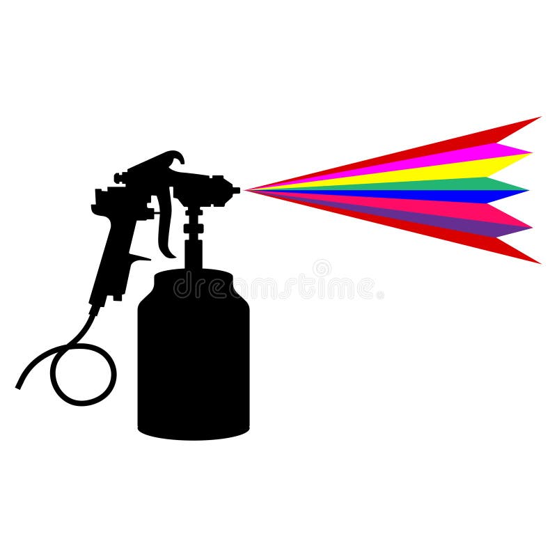 Spray paint icon vector stock illustration. Illustration of sprayer ...