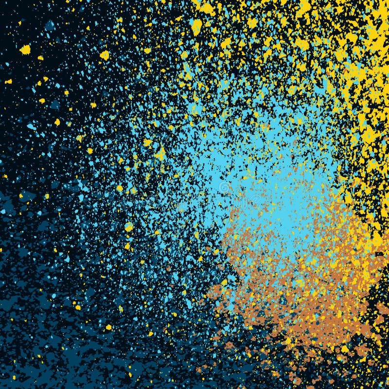 Spray Paint Pattern Grunge, Creative Hand Drawing, Splash Stock Vector ...