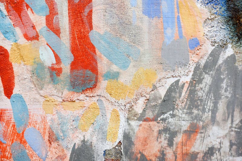 Spray Paint Shape on the Wall Stock Photo - Image of shape, urban ...