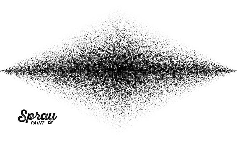 Splatter Drippy Spray. Paint Brush Airbrush Texture. Effect Paintbrush ...