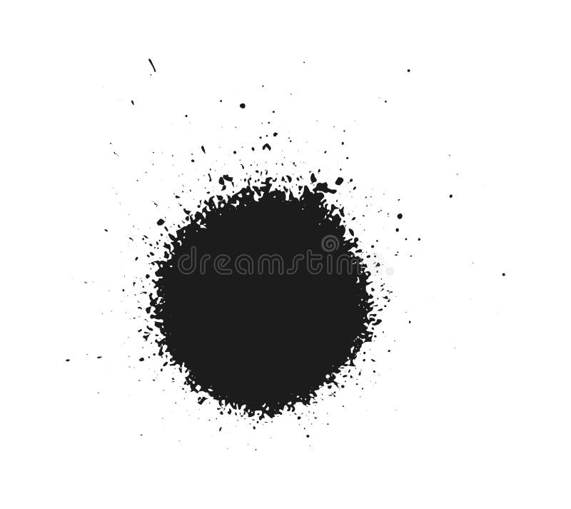 Spray Paint. Splatter Texture. Vector Drip Stain Grunge Element. Vector ...