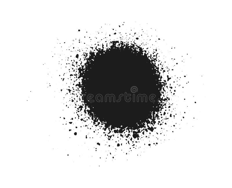 Spray Paint. Splatter Texture. Vector Drip Stain Grunge Element. Vector ...