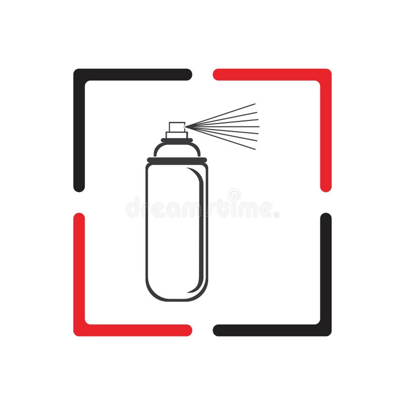 Spray Can Container Pictogram Stock Illustrations – 1,569 Spray Can ...