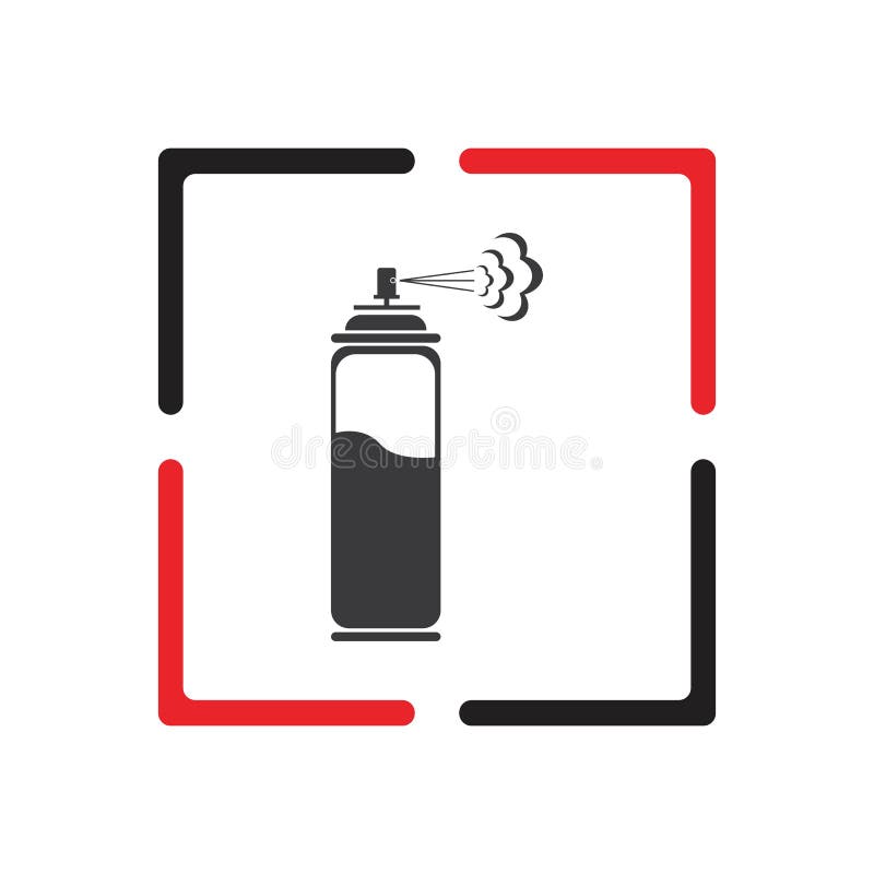 Spray Can Container Pictogram Stock Illustrations – 1,569 Spray Can ...