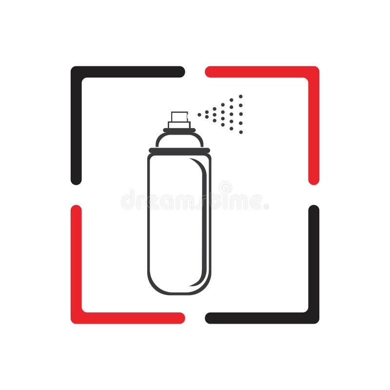 Spray paint stock vector. Illustration of brush, sprayer - 165346246