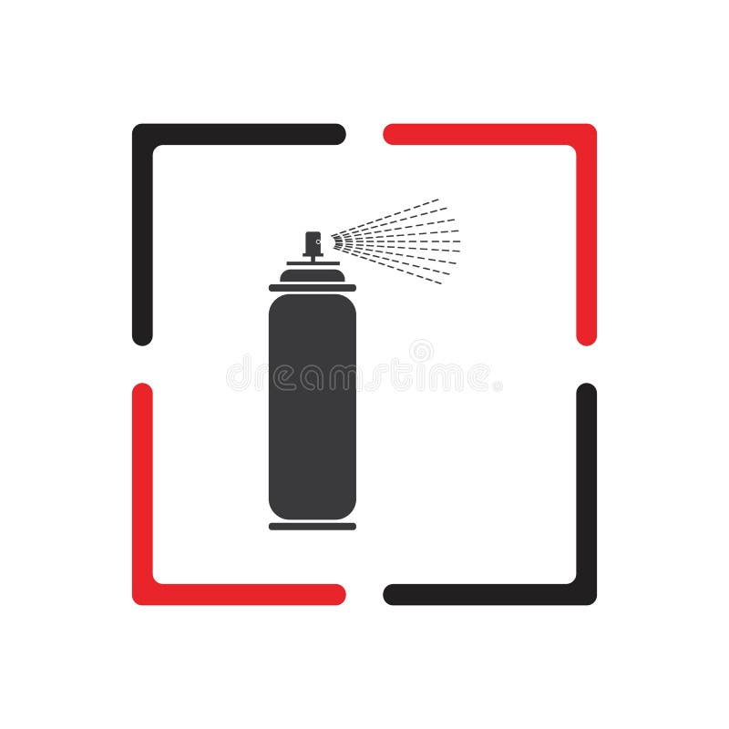 Spray Can Container Pictogram Stock Illustrations – 1,569 Spray Can ...