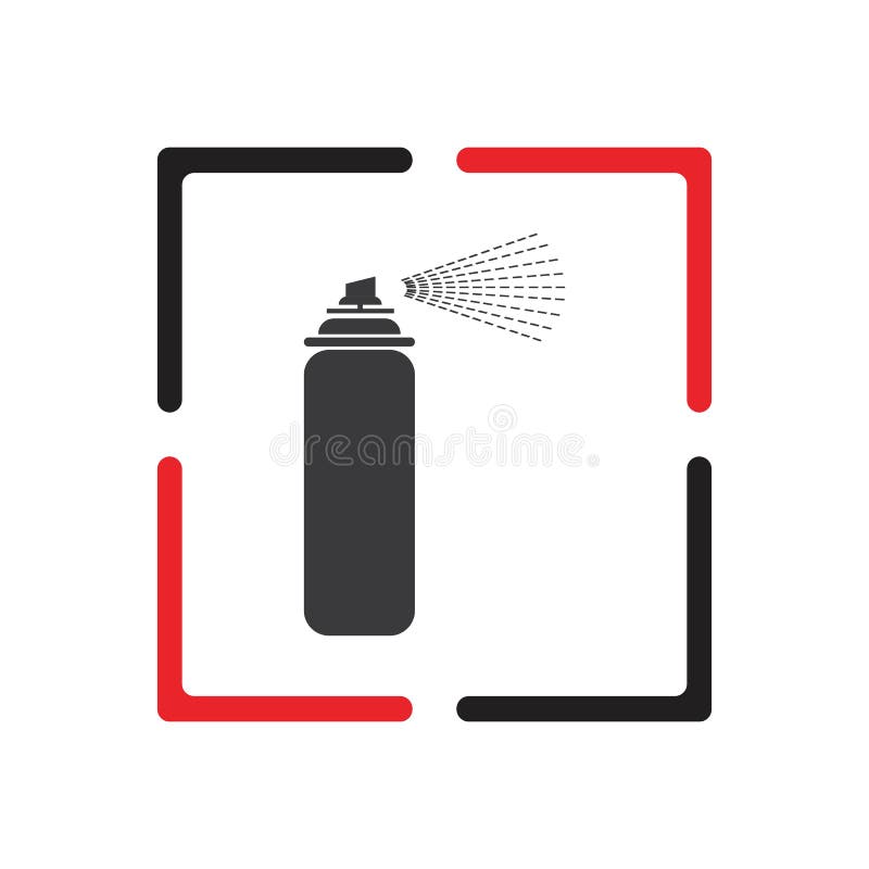 Spray Can Container Pictogram Stock Illustrations – 1,569 Spray Can ...