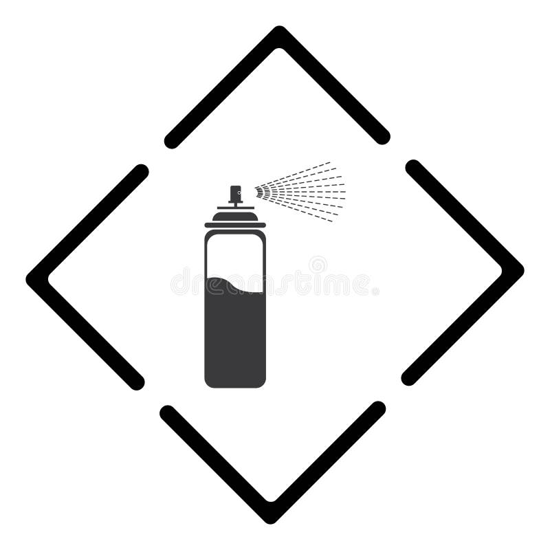 Spray paint stock vector. Illustration of painter, symbol - 165348639