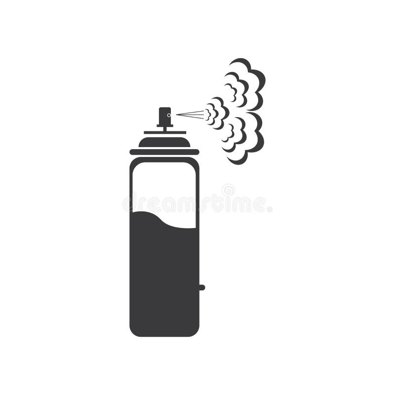 Spray Paint Vector Illustration Icon Logo Template Design Stock Vector ...