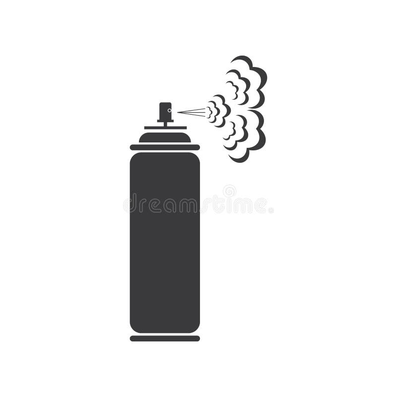 Spray Paint Vector Illustration Icon Logo Template Design Stock Vector ...