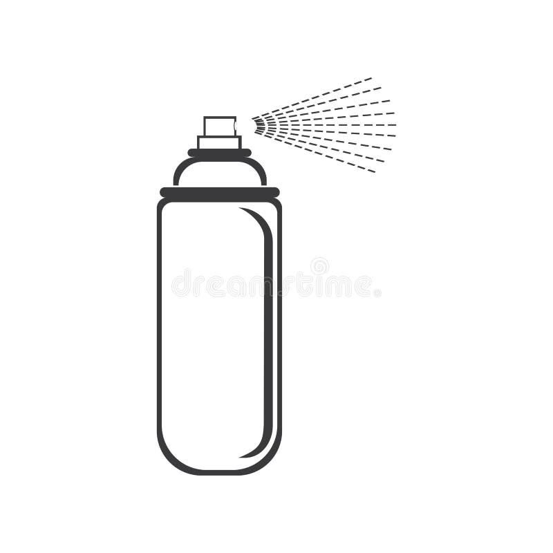 Spray Paint Vector Illustration Icon Logo Template Design Stock Vector ...