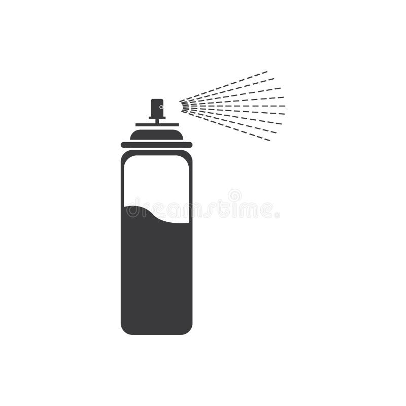 Spray Paint Vector Illustration Icon Logo Template Design Stock Vector ...