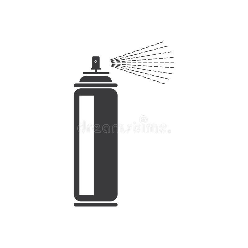 Spray Paint Vector Illustration Icon Logo Template Design Stock Vector ...