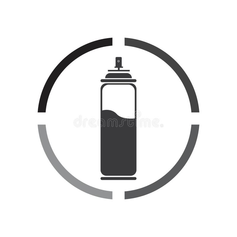 Spray Can Container Pictogram Stock Illustrations – 1,569 Spray Can ...