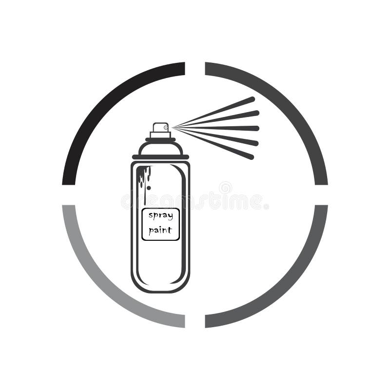 Spray paint stock vector. Illustration of pictogram - 164643784