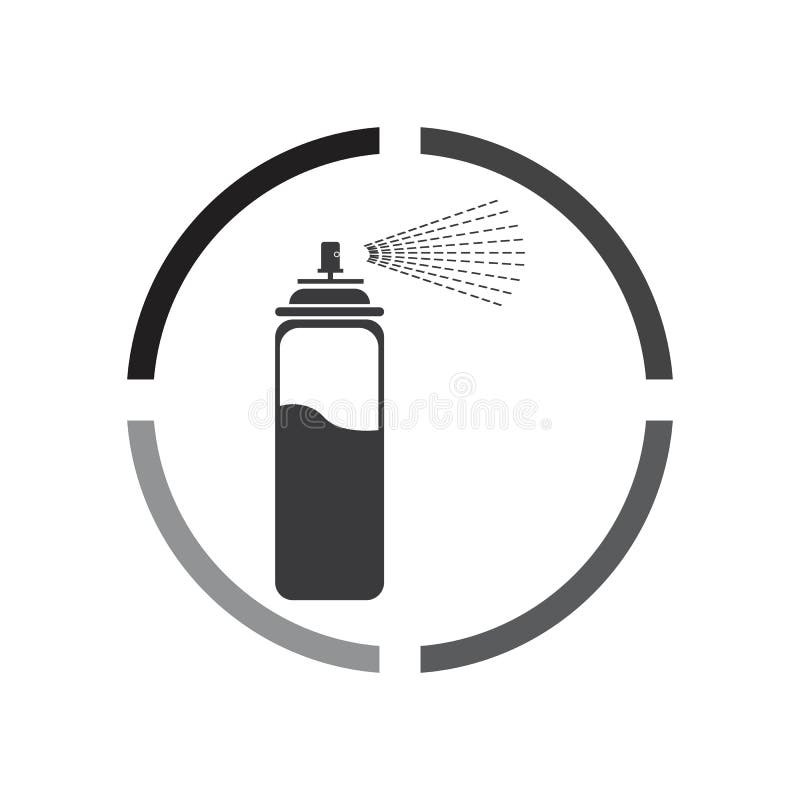Spray paint stock vector. Illustration of symbol, drop - 164643951