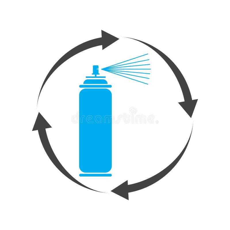 Spray paint stock image. Image of airbrush, symbol, container - 164648415