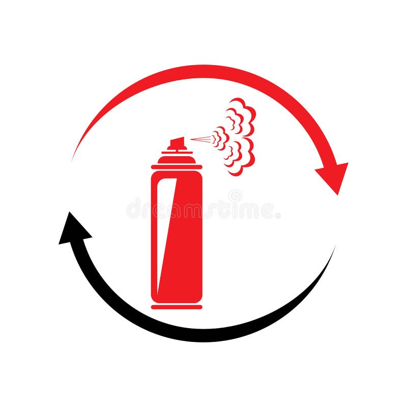 Spray paint stock vector. Illustration of paint, pictogram - 164652691