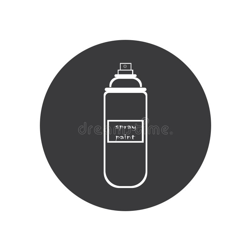 Spray paint stock vector. Illustration of vector, symbol - 164698889