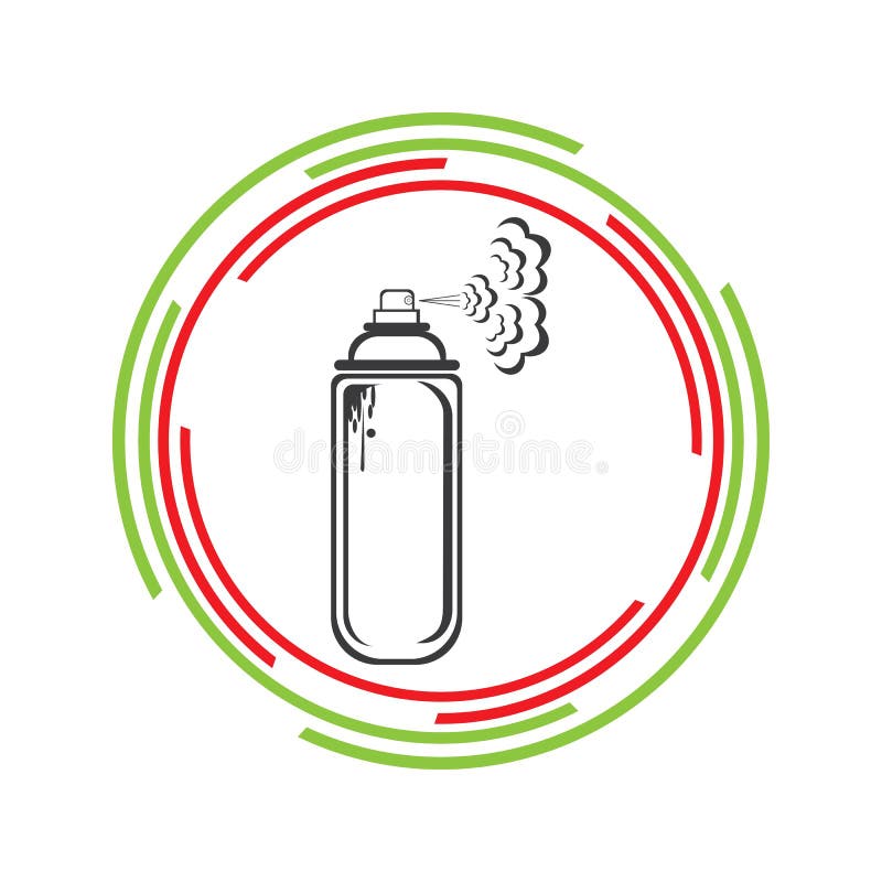 Spray paint stock vector. Illustration of pictogram - 164699777