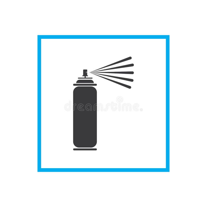 Spray paint stock vector. Illustration of symbol, container - 164708987