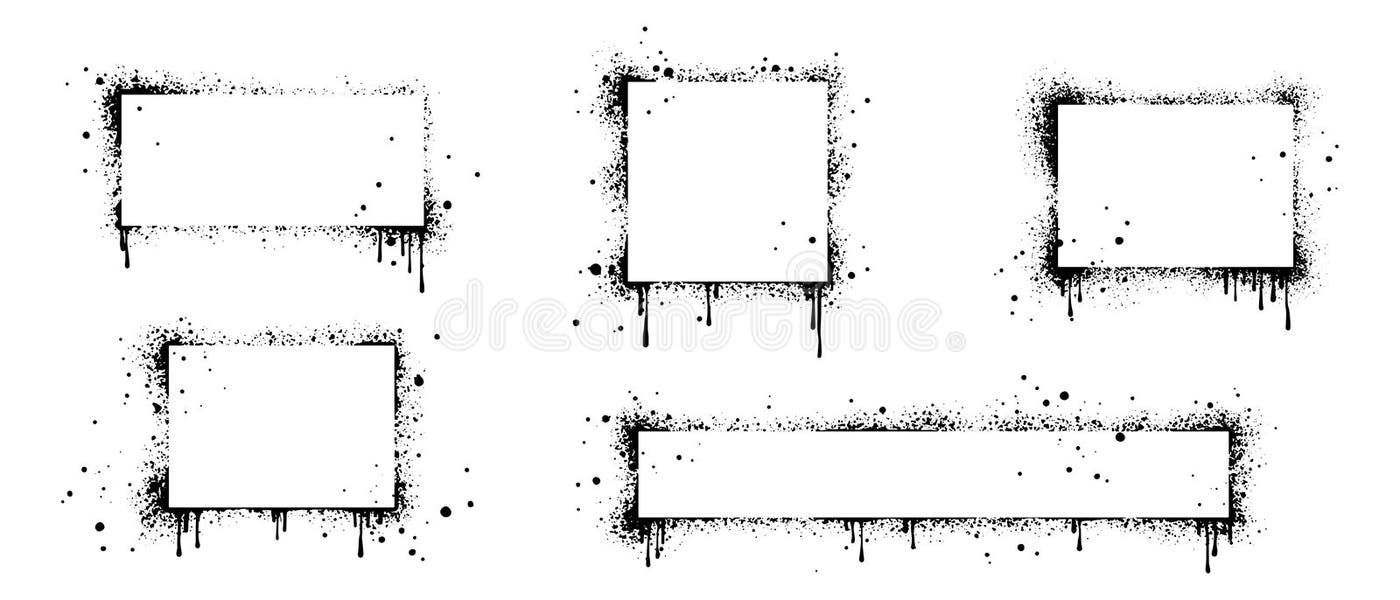 Graffiti Spray Border Stock Illustrations – 8,298 Graffiti Spray Border ...