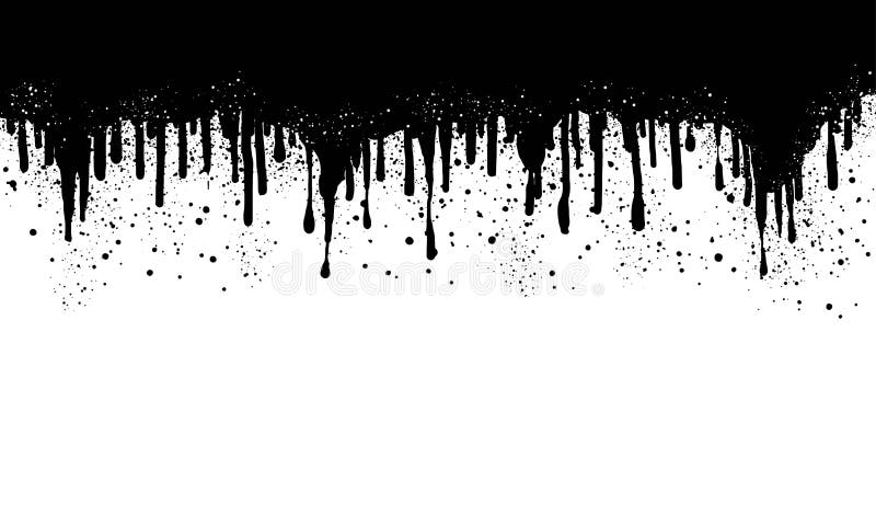 Spray Painted Graffiti Ink Splatters, Ink Blots. Paint Drips Background ...